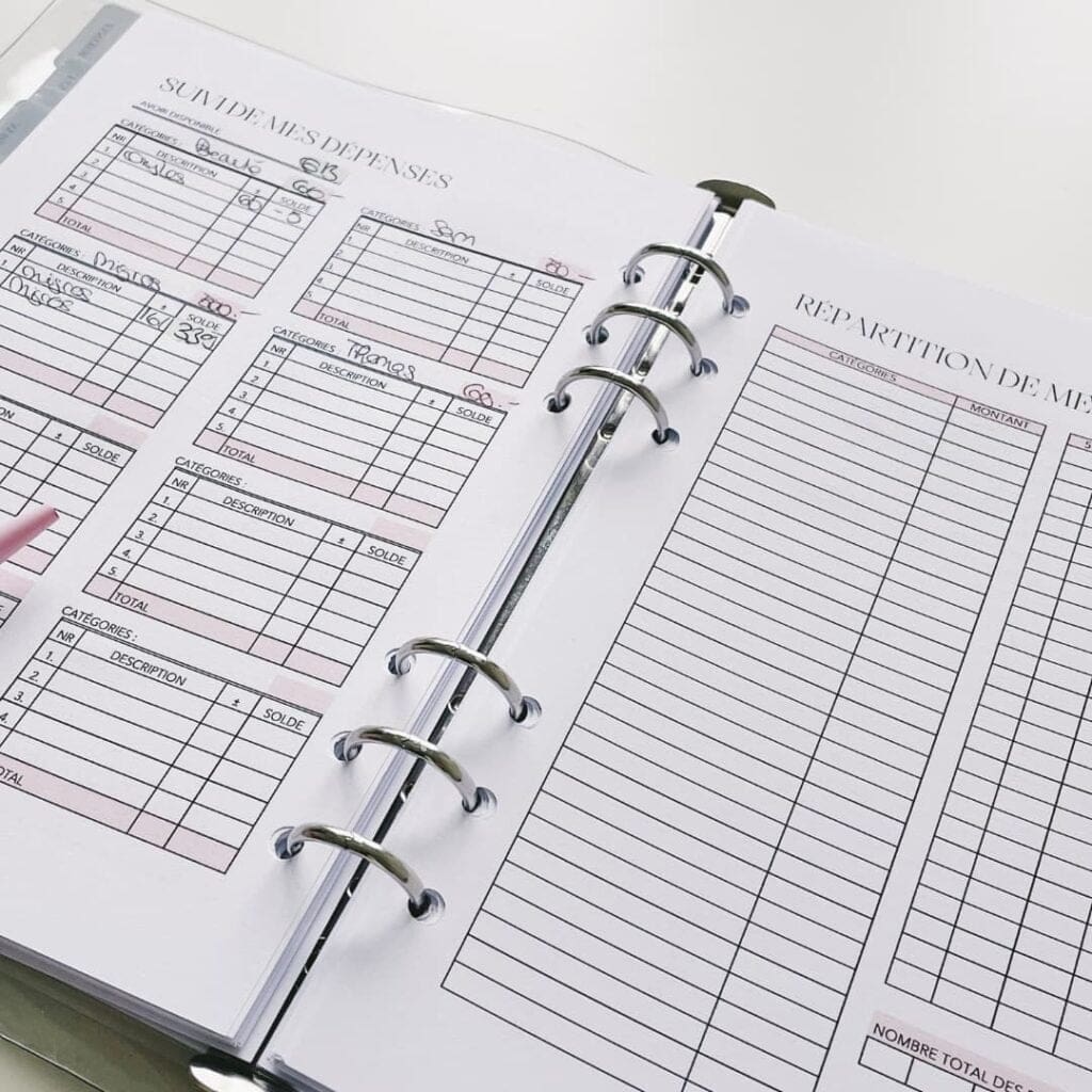 Le meilleur budget planner : Mon Agenda Budget - Chloé Wkr