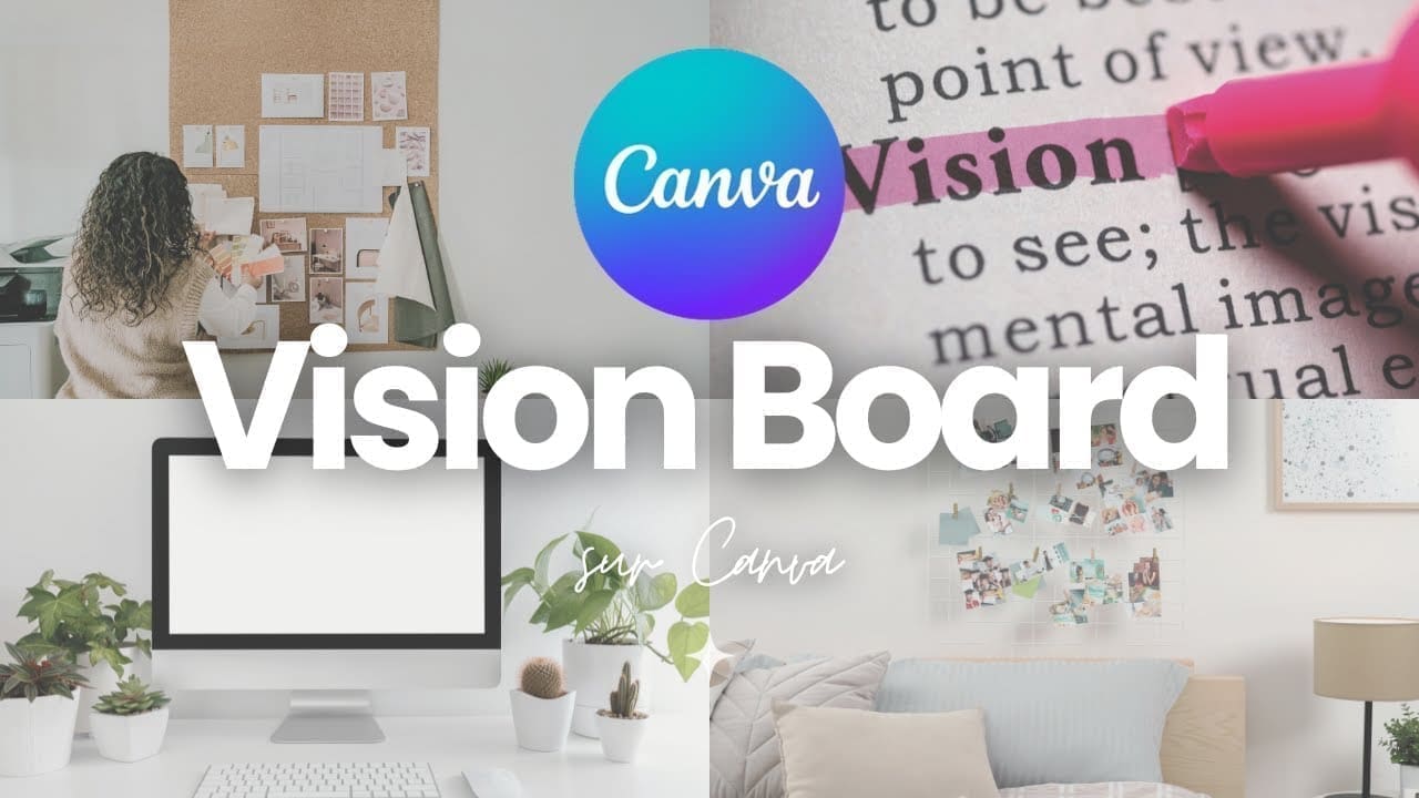 Comment faire un vision board sur Canva ? - Chloé Wkr
