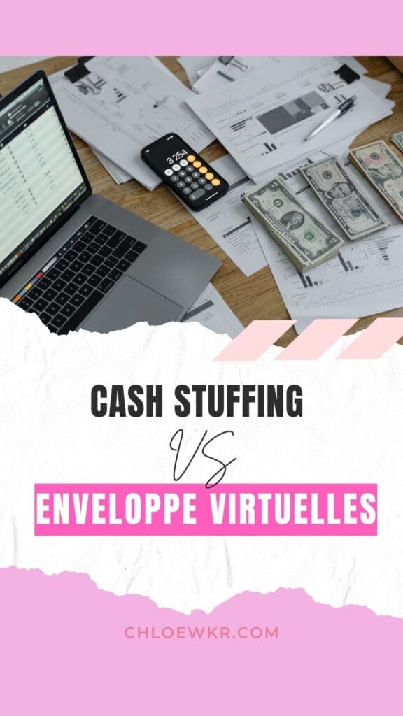 Enveloppes virtuelles ou cash stuffing ? - Chloé Wkr